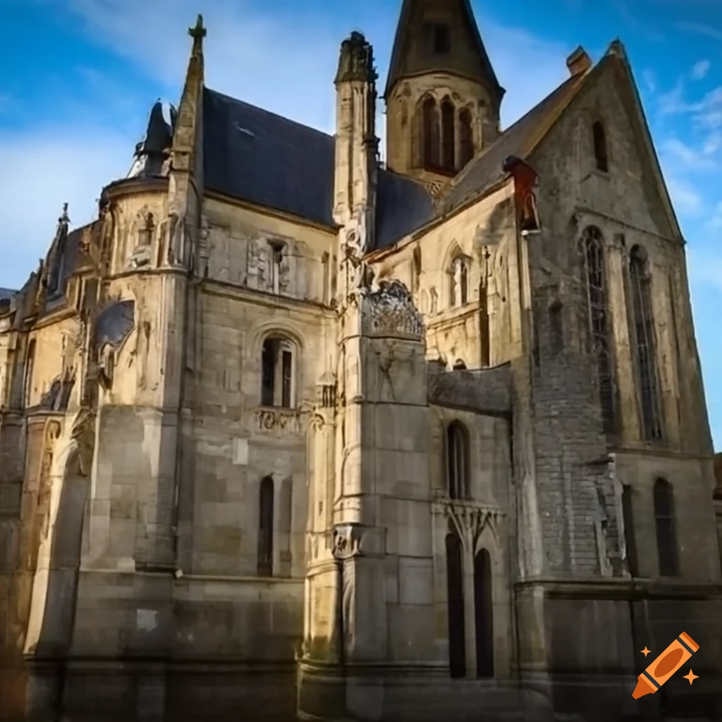 Scenic view of picardy, france on Craiyon