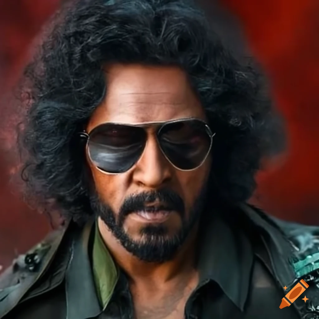 Upendra in avenger costume on Craiyon