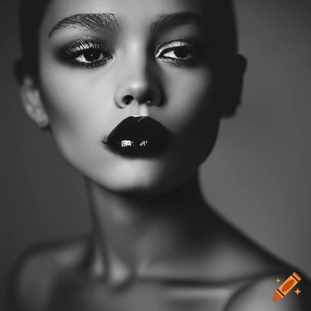 Black color palette on Craiyon