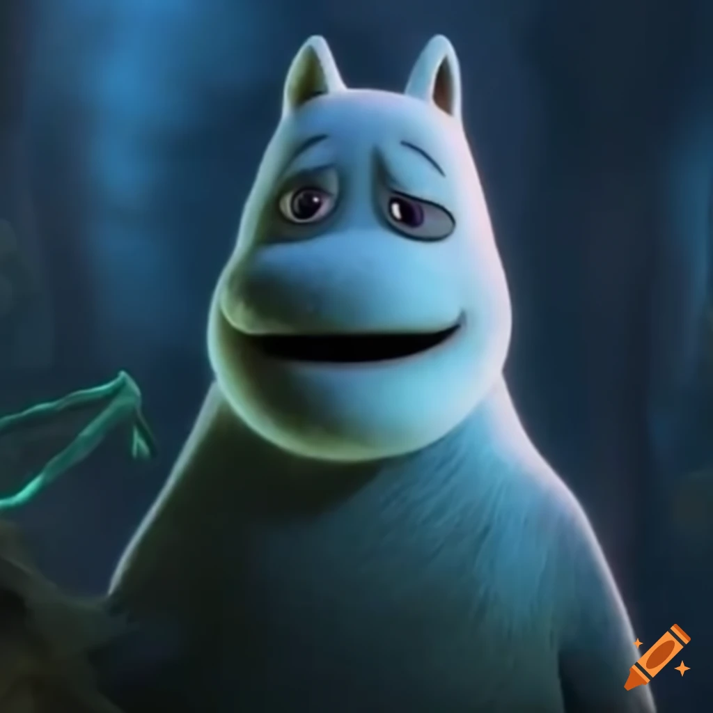 Monster from moomin valley on Craiyon