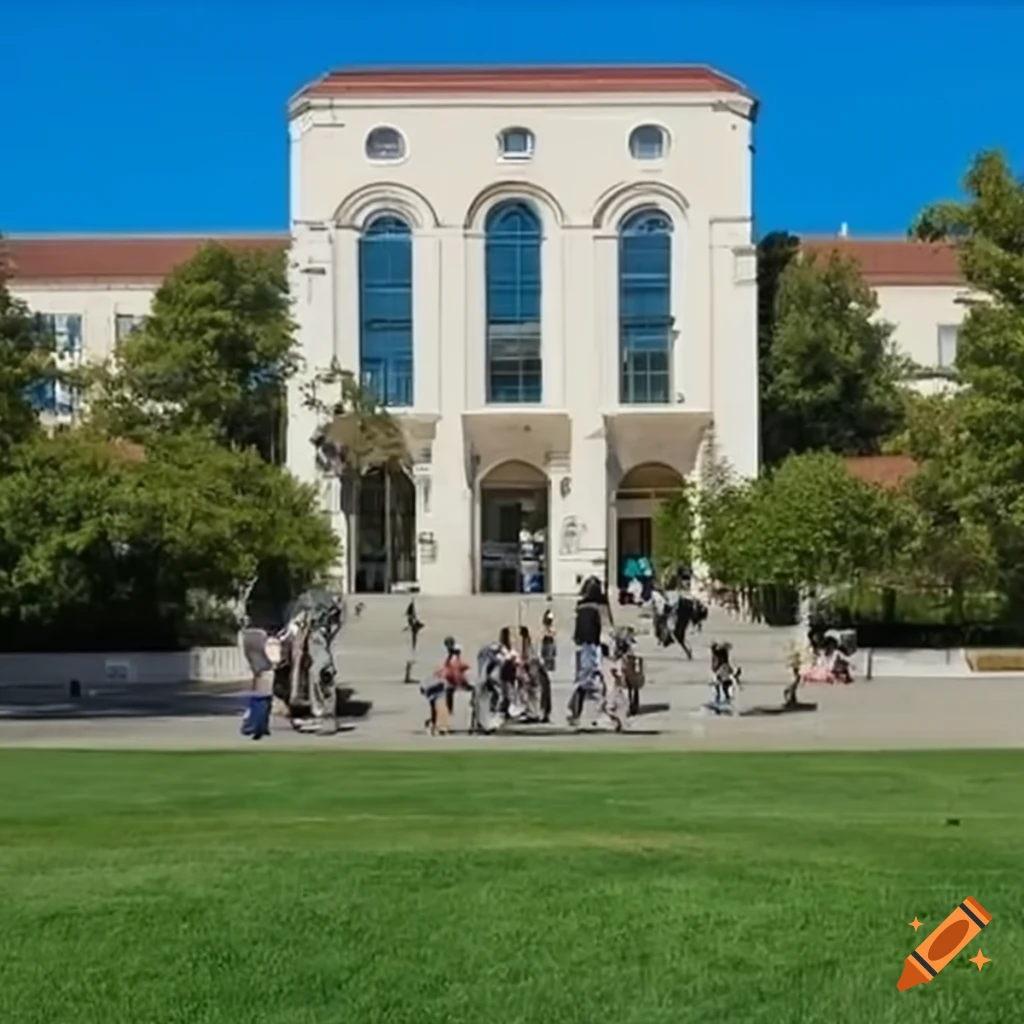 College campus in california on Craiyon