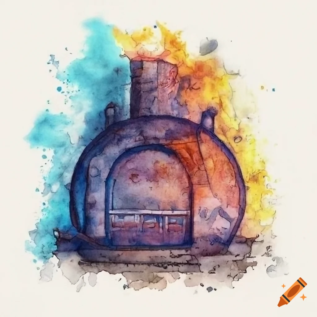 Gas furnace drawing on Craiyon