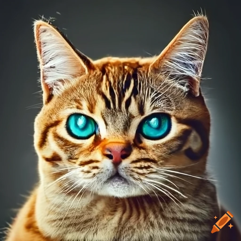 Group of playful cats on Craiyon