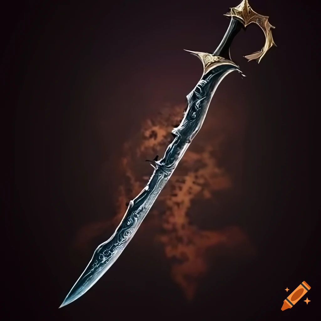 Fantasy sword on Craiyon