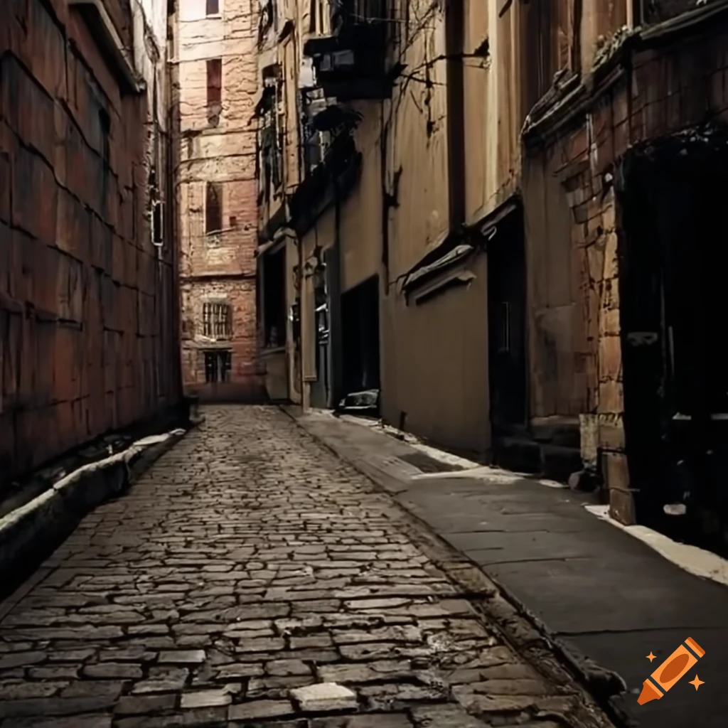 Alleyways on Craiyon