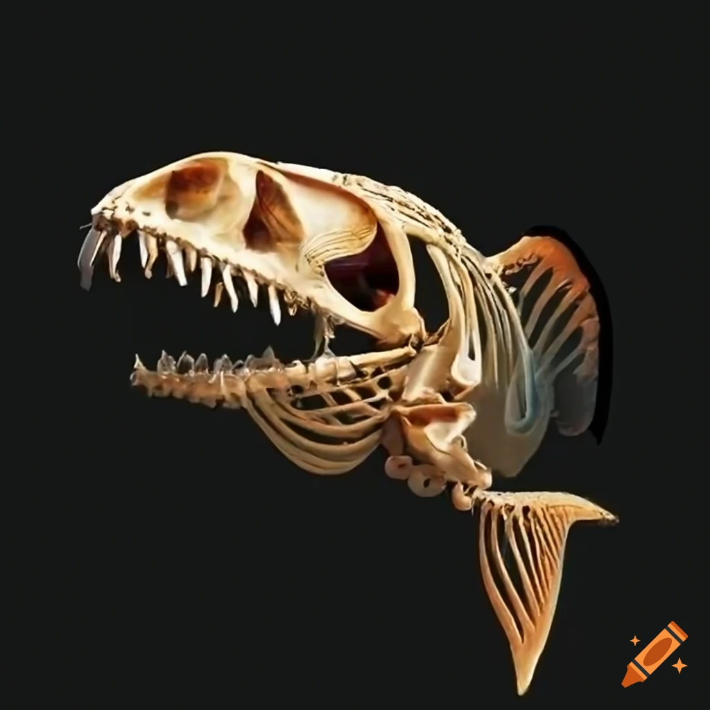 Fishing skeletons on Craiyon