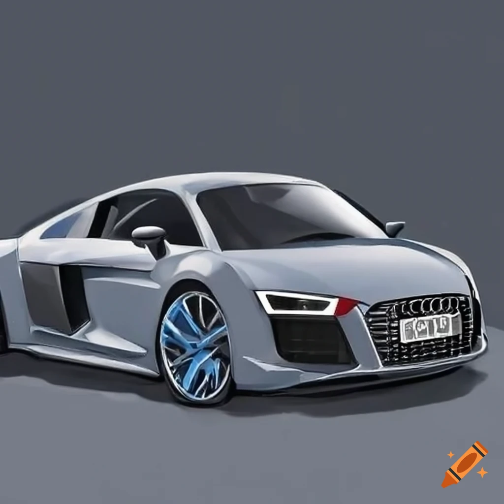 Audi r8 on Craiyon