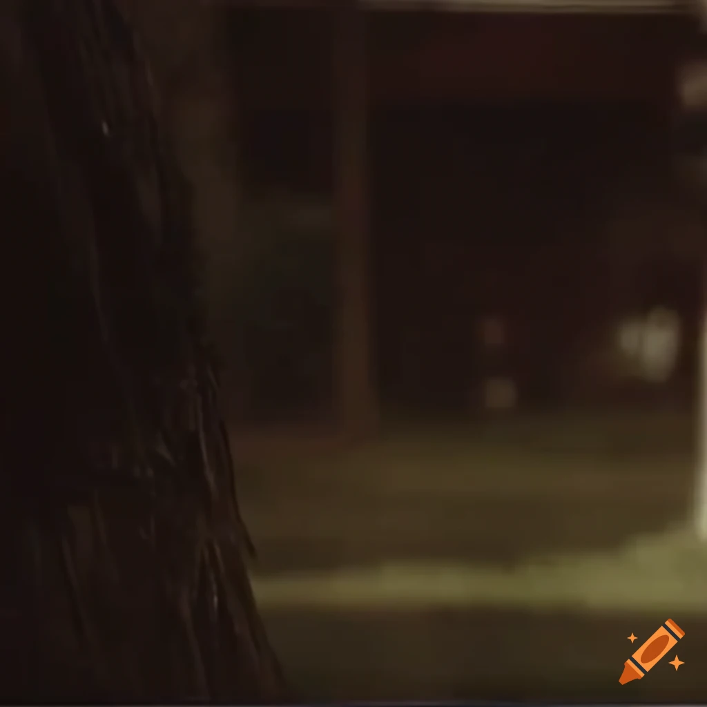 Vintage 90s vhs style outside the house with nostalgic feel on Craiyon