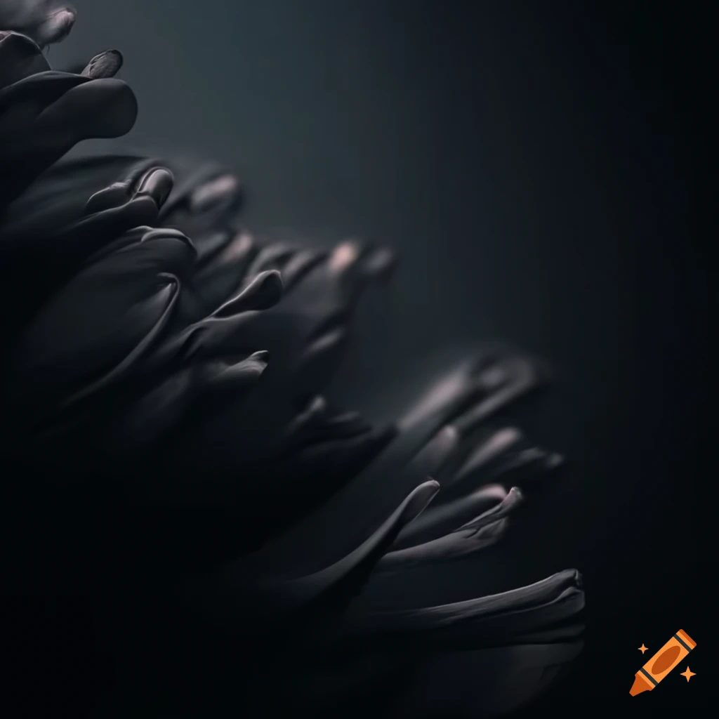High definition image with intricate layering and sharp focus on a ...