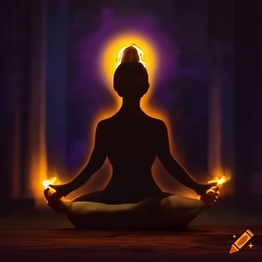 Meditation and peace concept on Craiyon