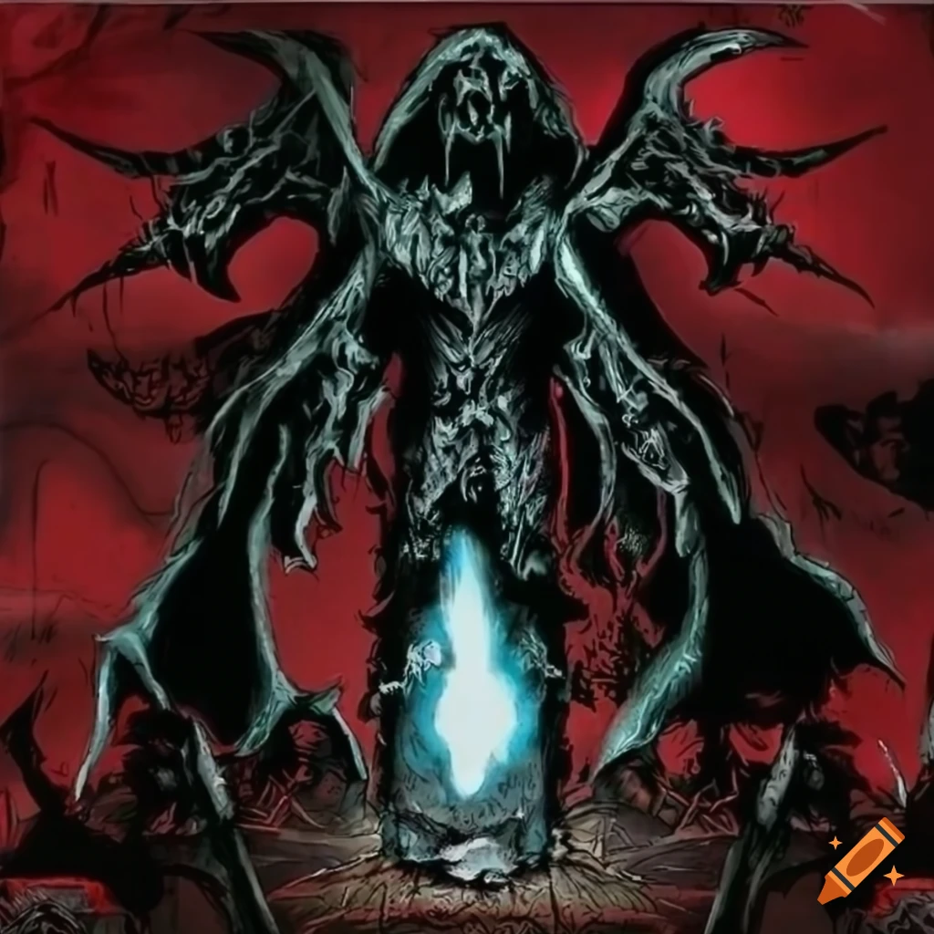 Legacy of kain soul reaver black metal cover art with a gothic theme on ...