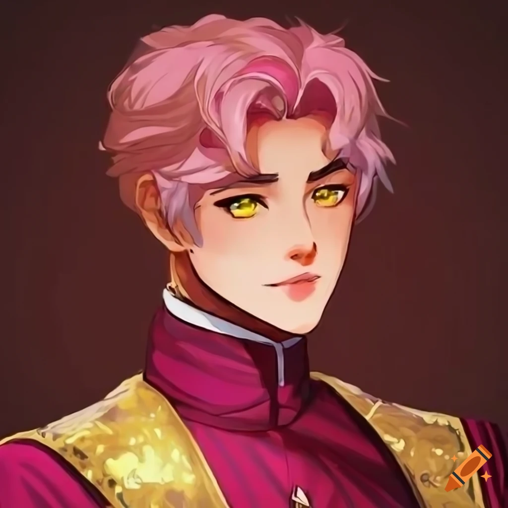 Handsome prince with a crown and unique features on Craiyon