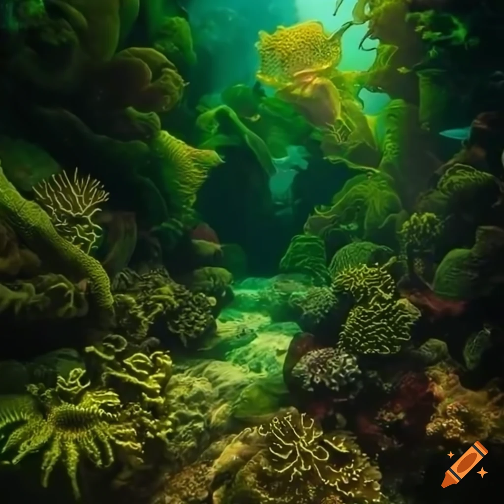 Enchanted underwater realm: dive into a hidden saltwater lake within a ...