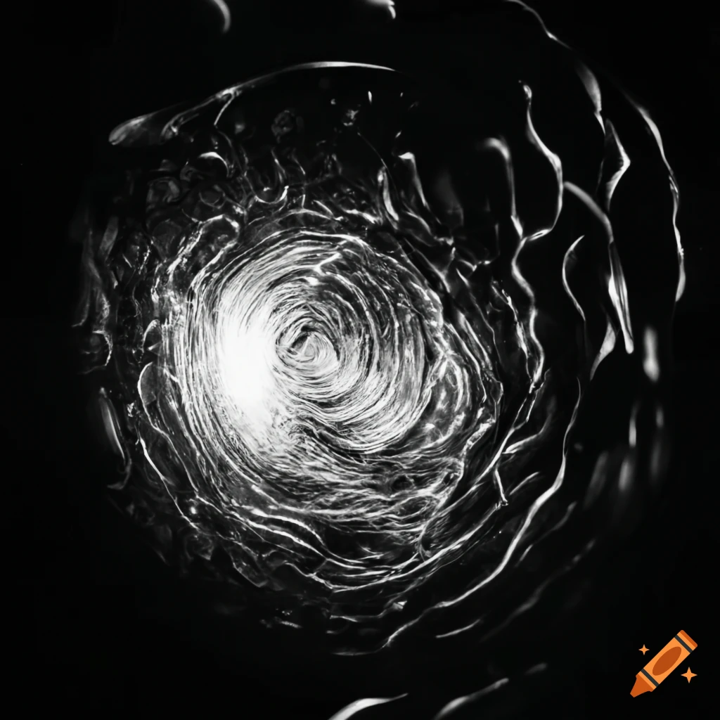 Black and white photograph of electricity on Craiyon