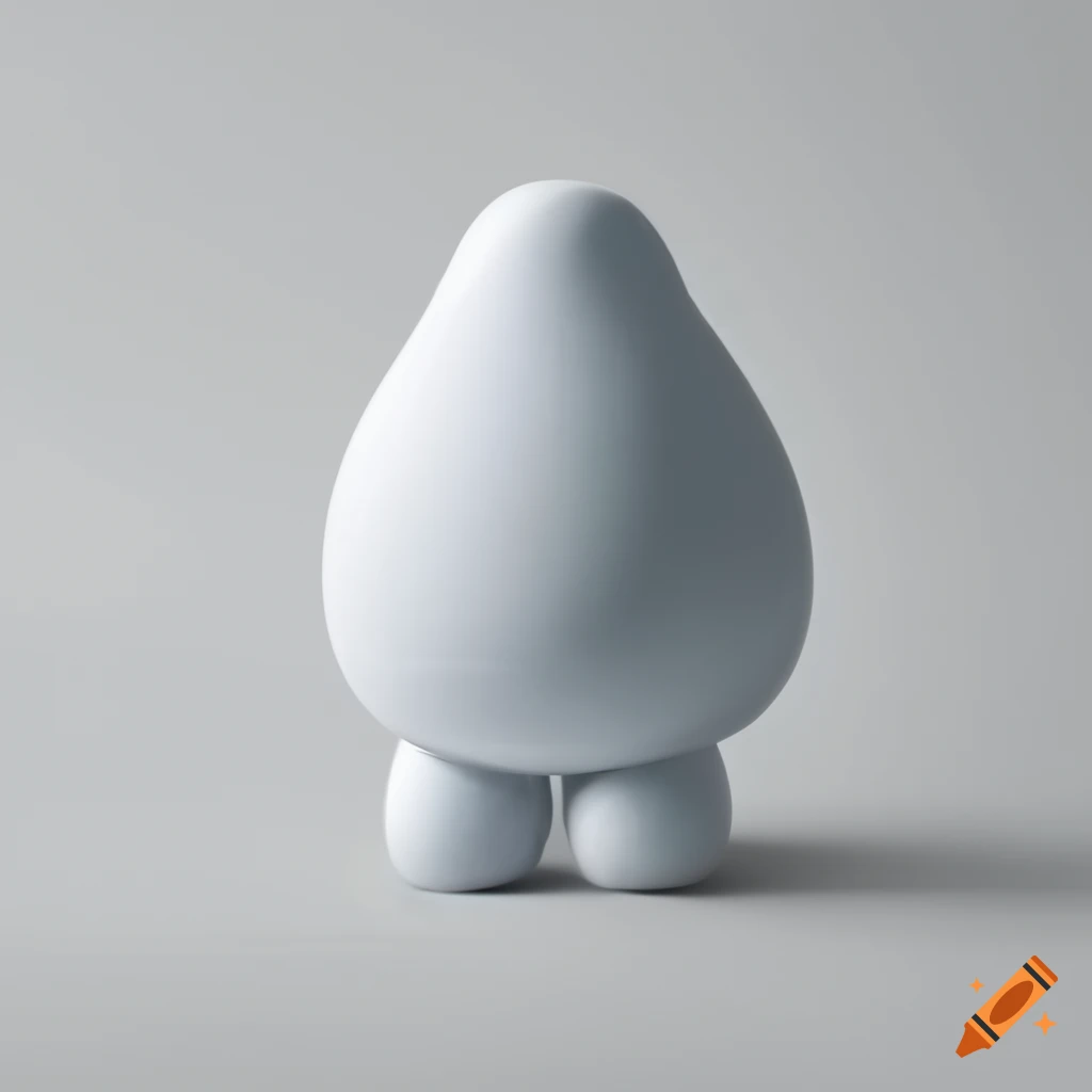 Blank white toy on Craiyon