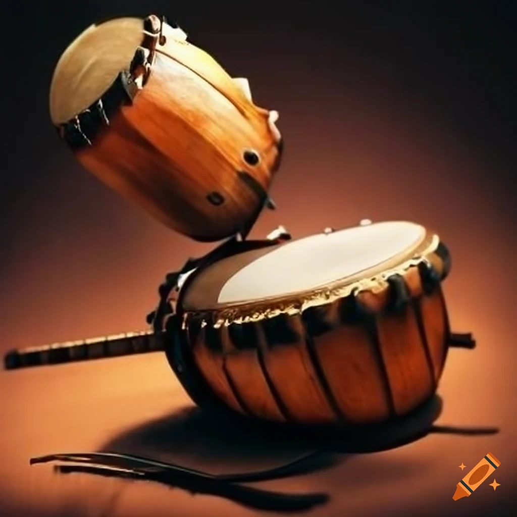 African music relaxing instruments on Craiyon