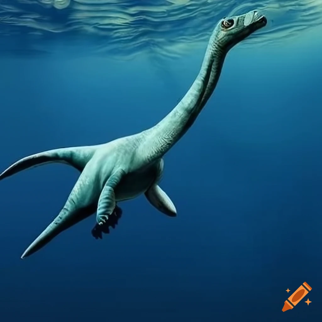 Plesiosaurs on Craiyon