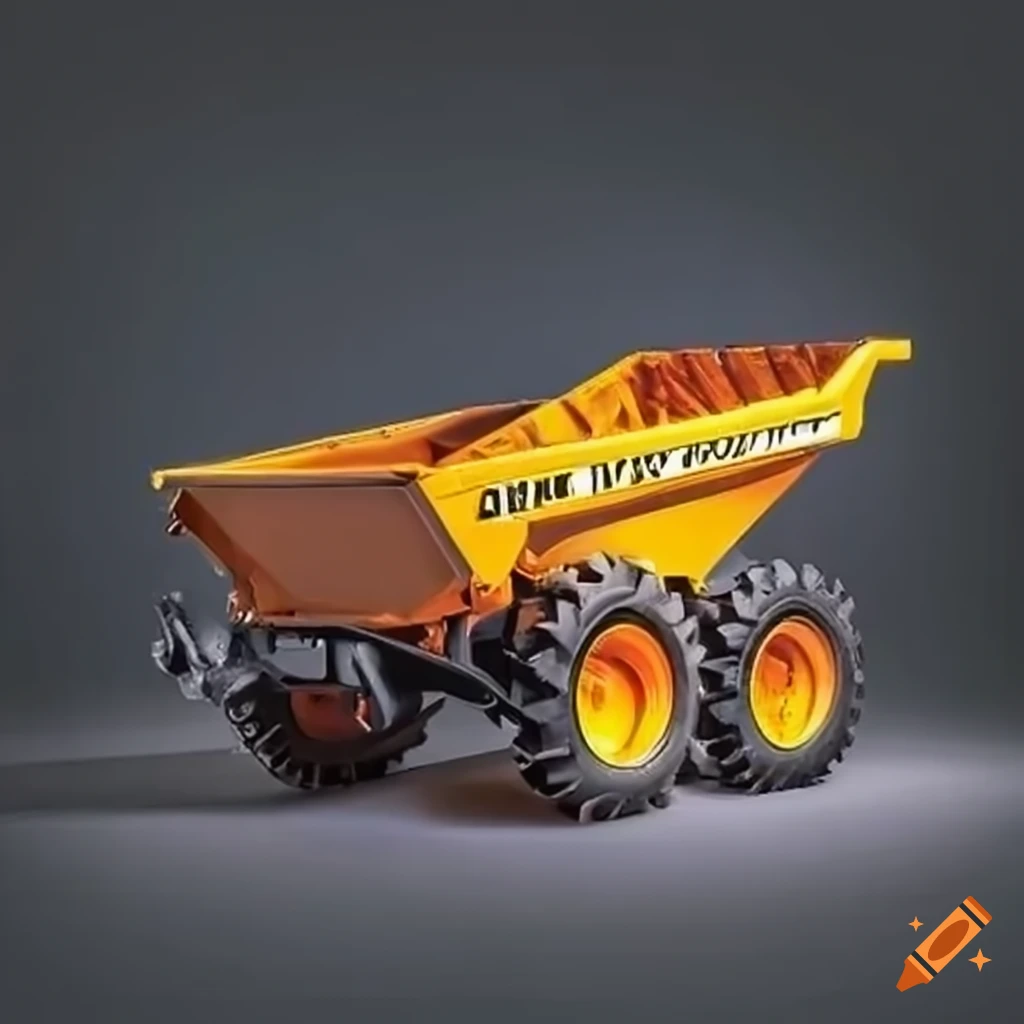 Battery powered mini dumper on Craiyon