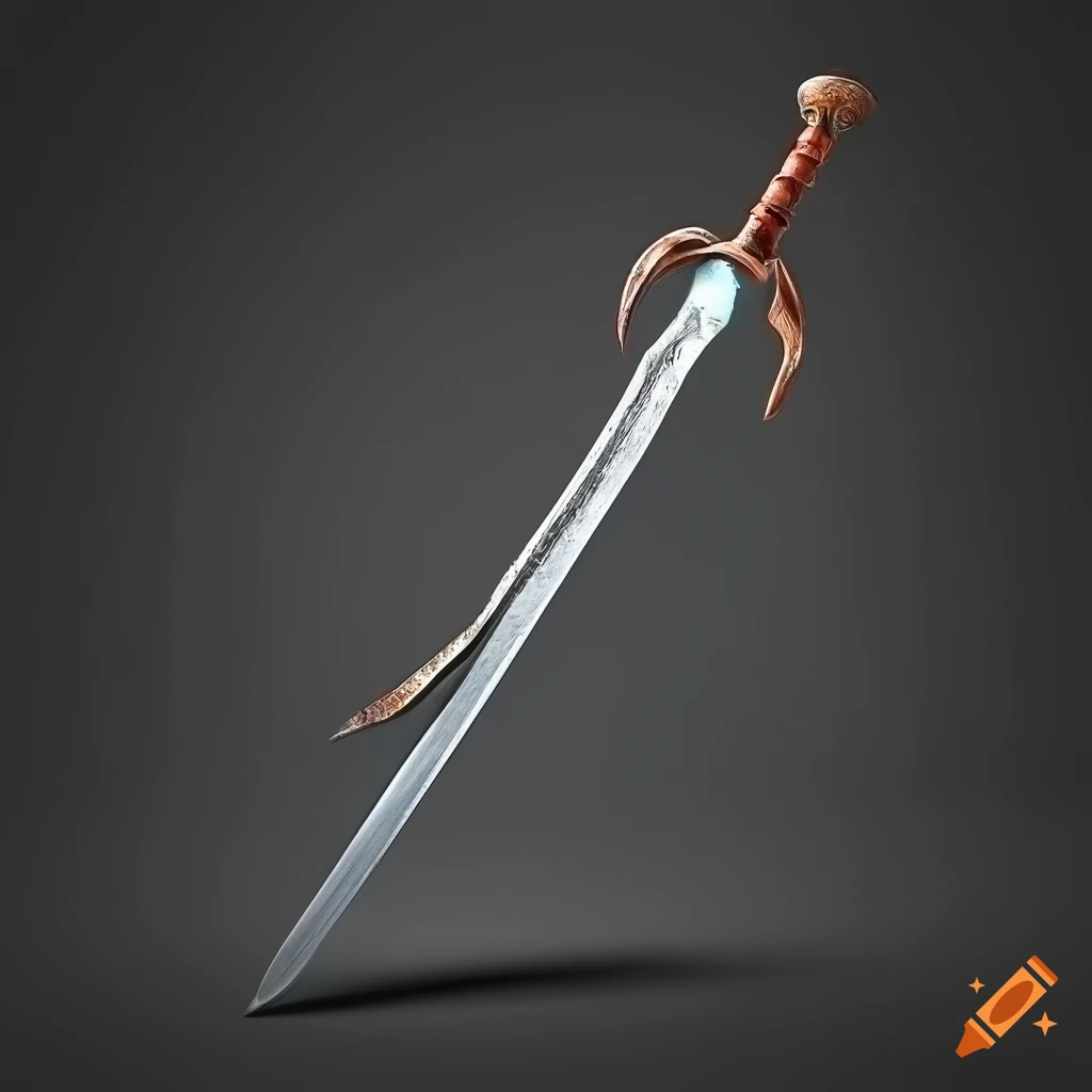 Fantasy long sword on Craiyon