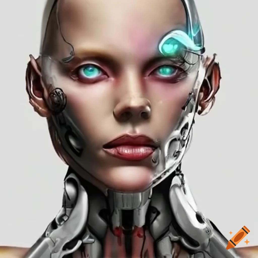 Cyborg futuristic technology concept on Craiyon