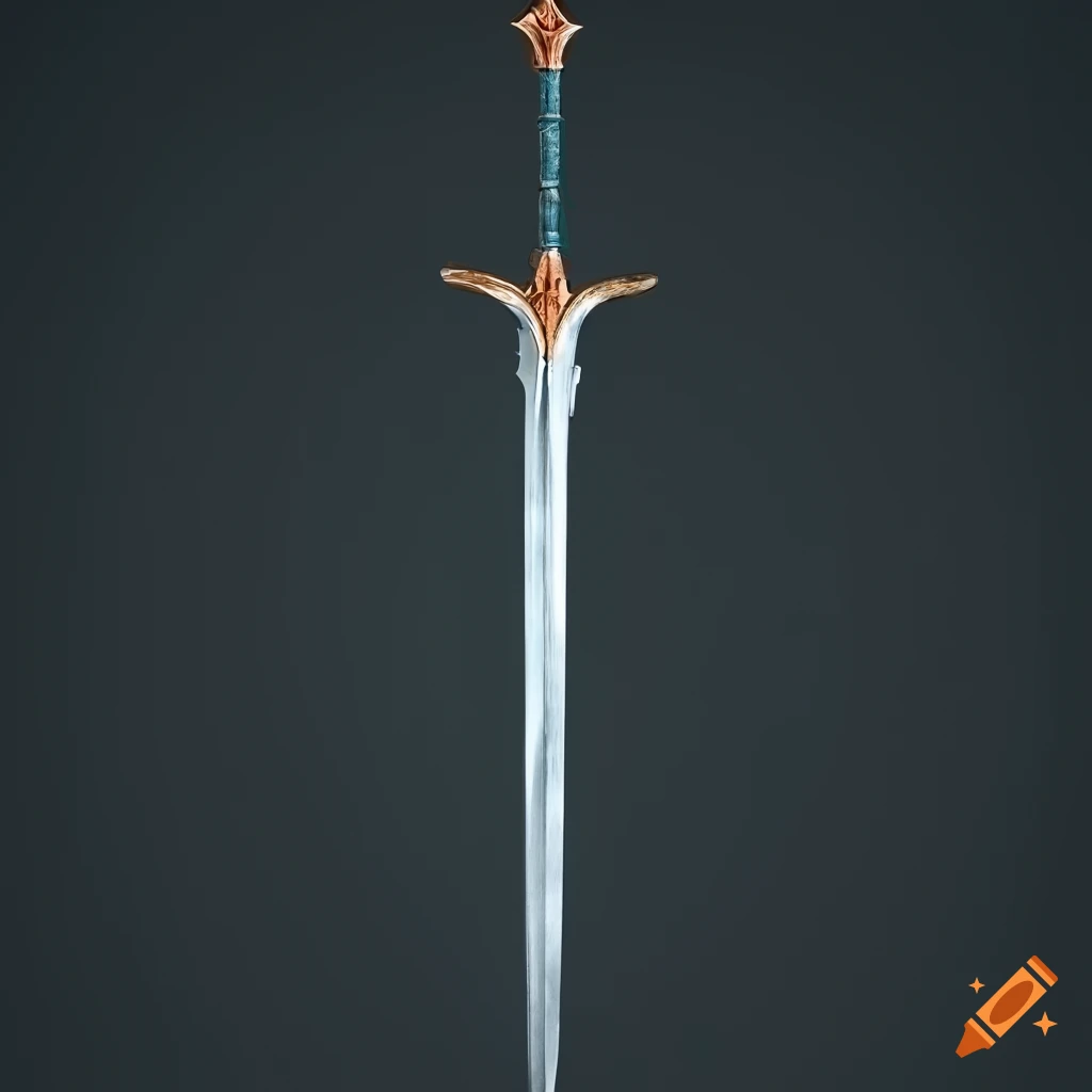 Fantasy long sword on Craiyon