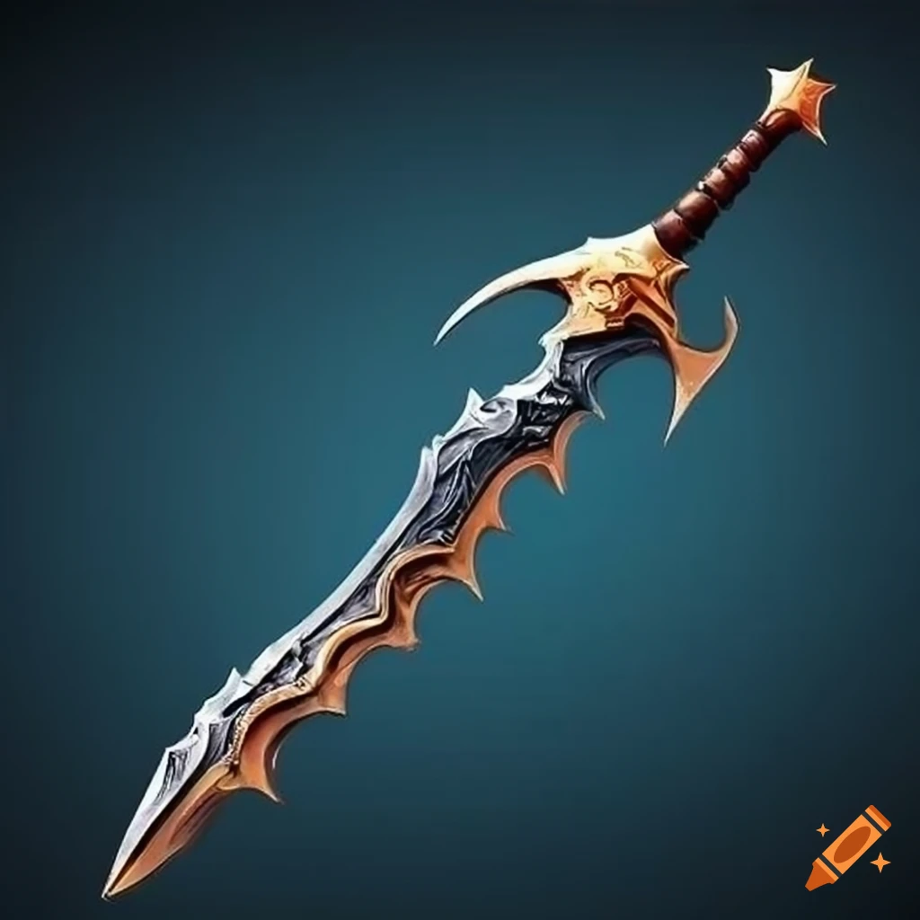 Fantasy sword on Craiyon