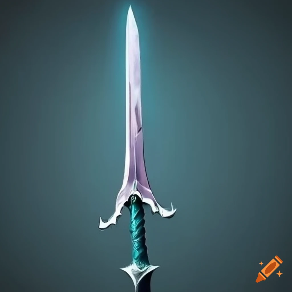 Straight fantasy sword on Craiyon
