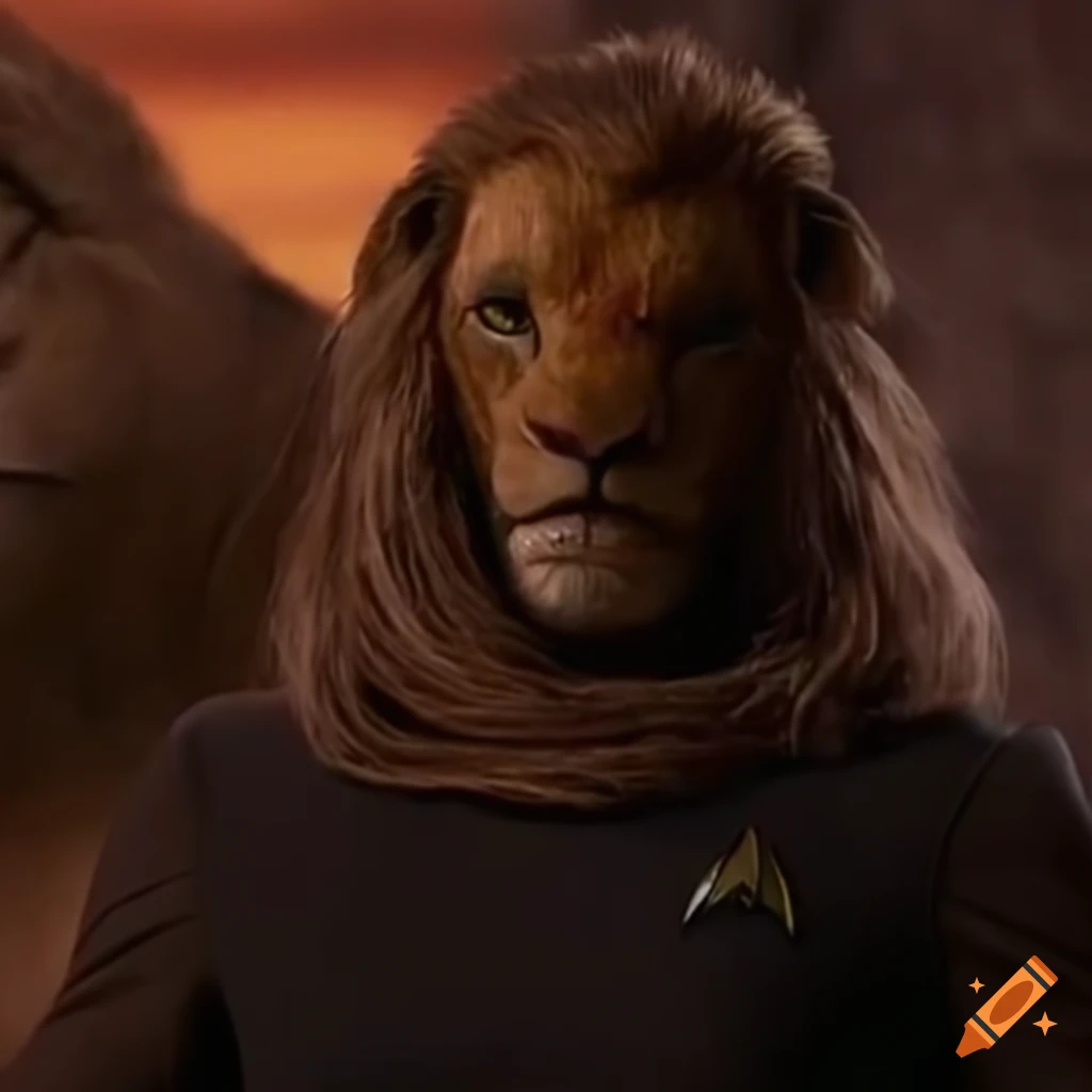 Star trek the lion king paramount plus movie on Craiyon