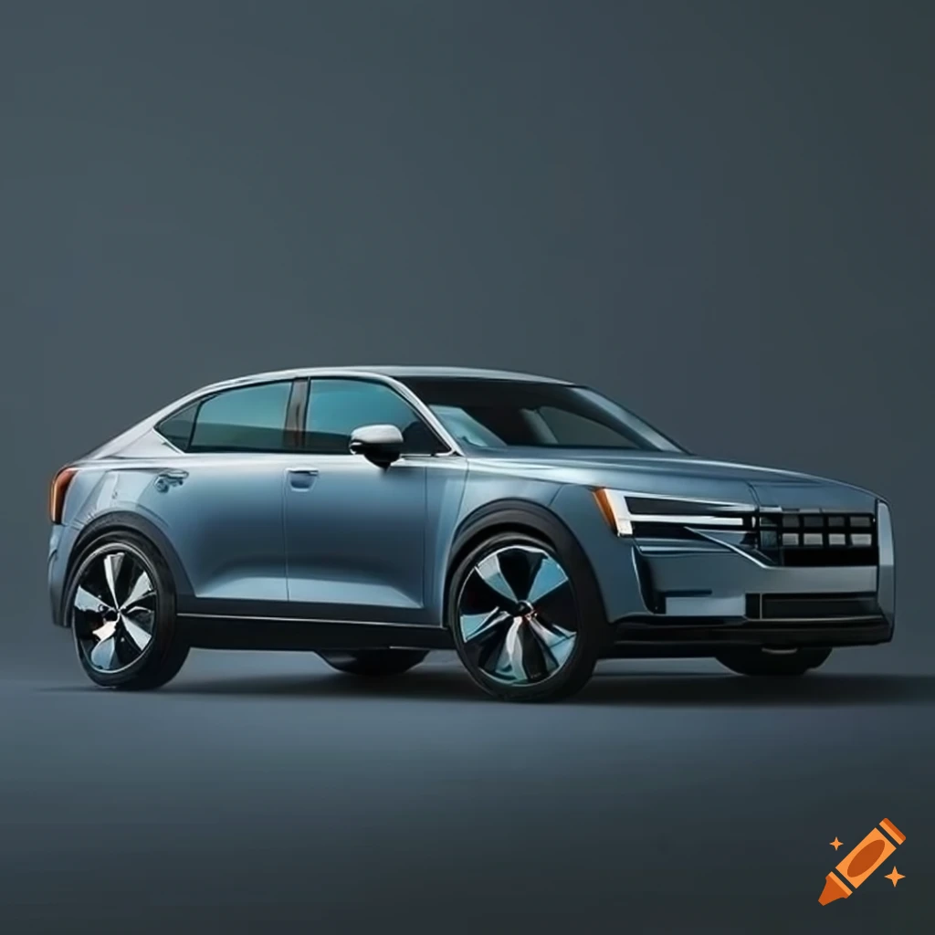 Polestar 2 car model on Craiyon