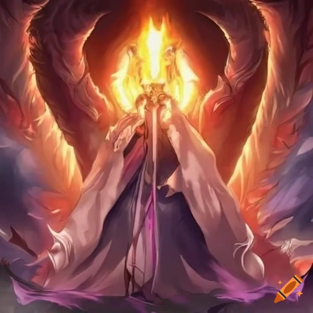 Legendary king with a demon horn ruling over his kingdom on Craiyon