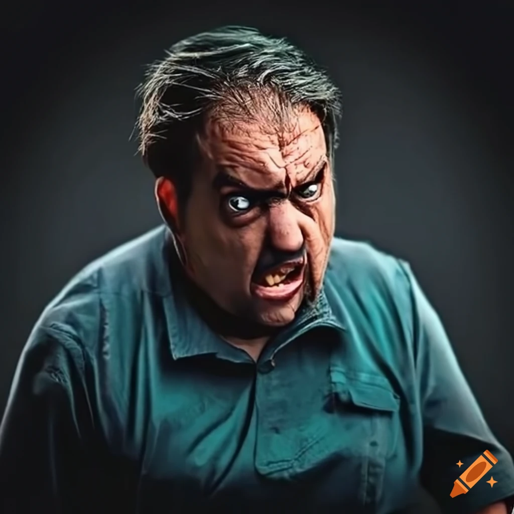 Angry father on Craiyon