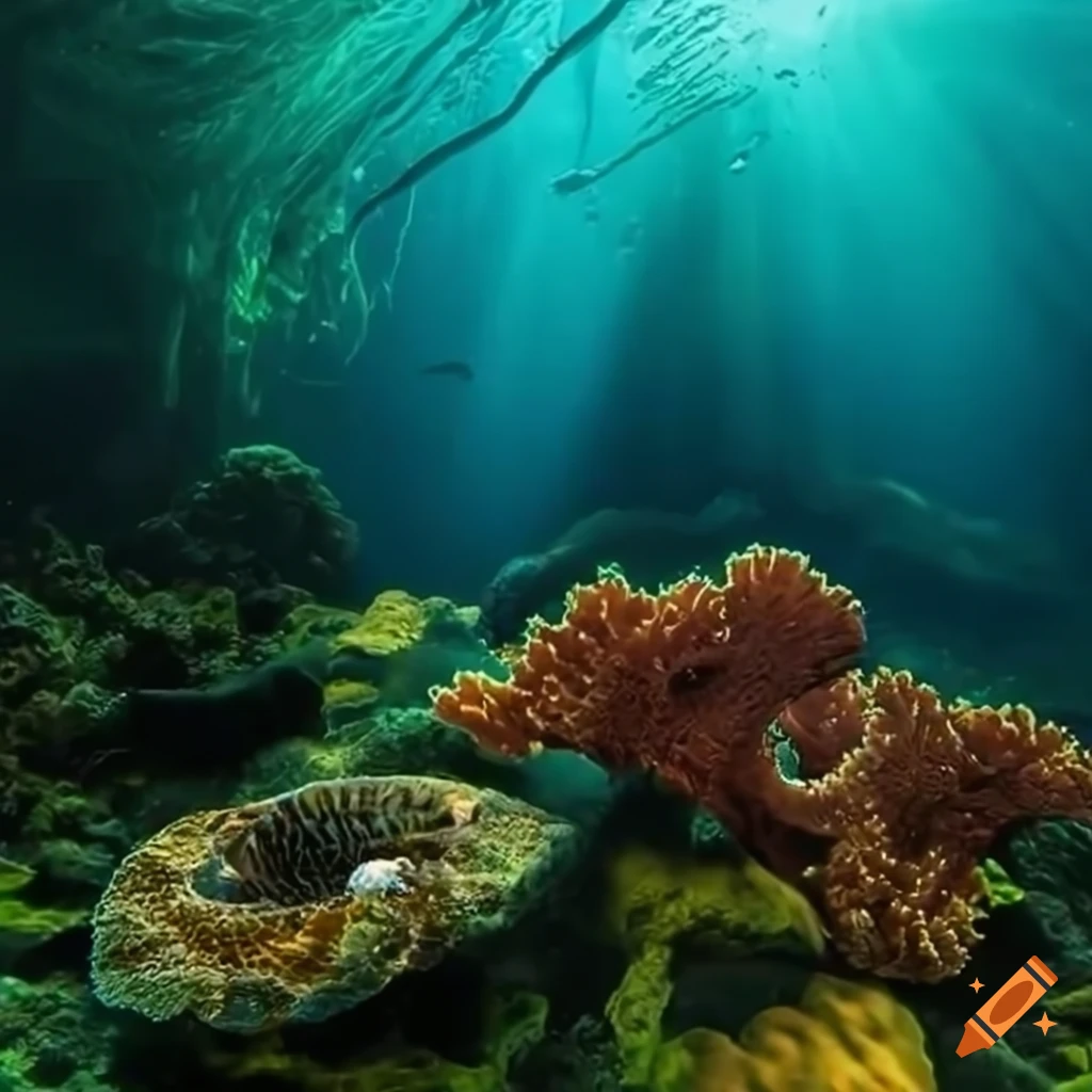 Enchanted underwater realm: Dive into a hidden saltwater lake within a ...