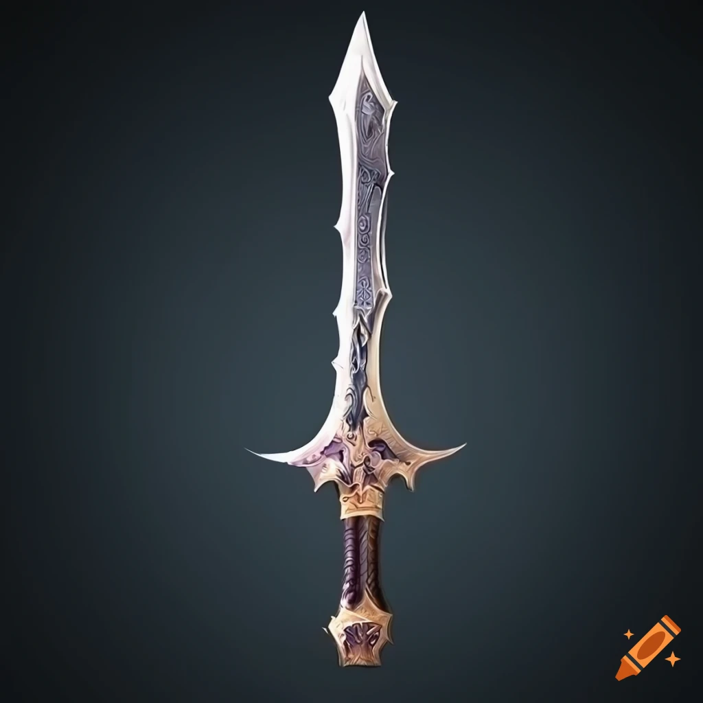 Fantasy sword on Craiyon
