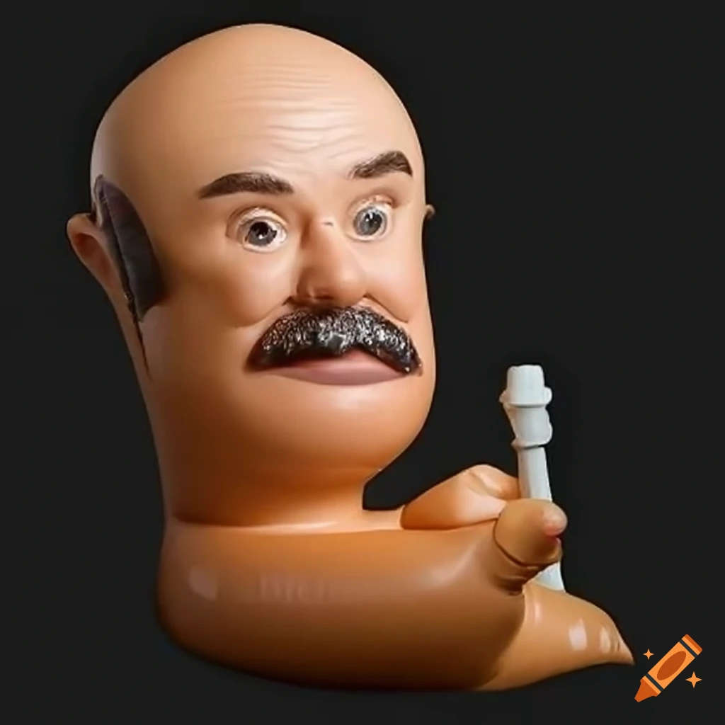 Inflatable dr. phil pool toy on Craiyon