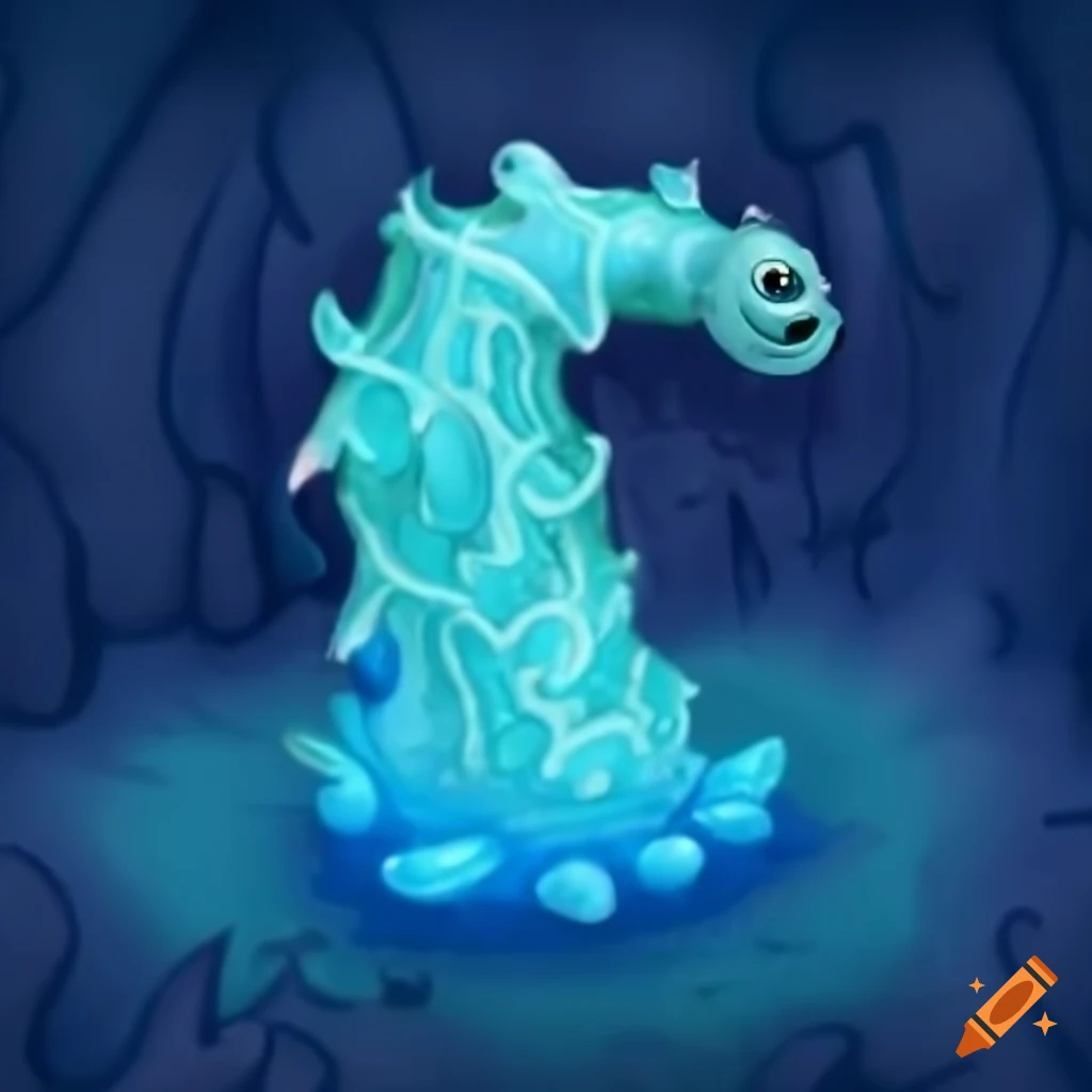 Singing monsters tor jammer water elemental on Craiyon