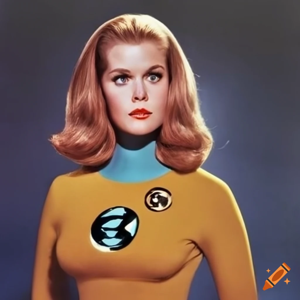 Elizabeth Montgomery as Susan Storm from The Fantastic Four in a ...