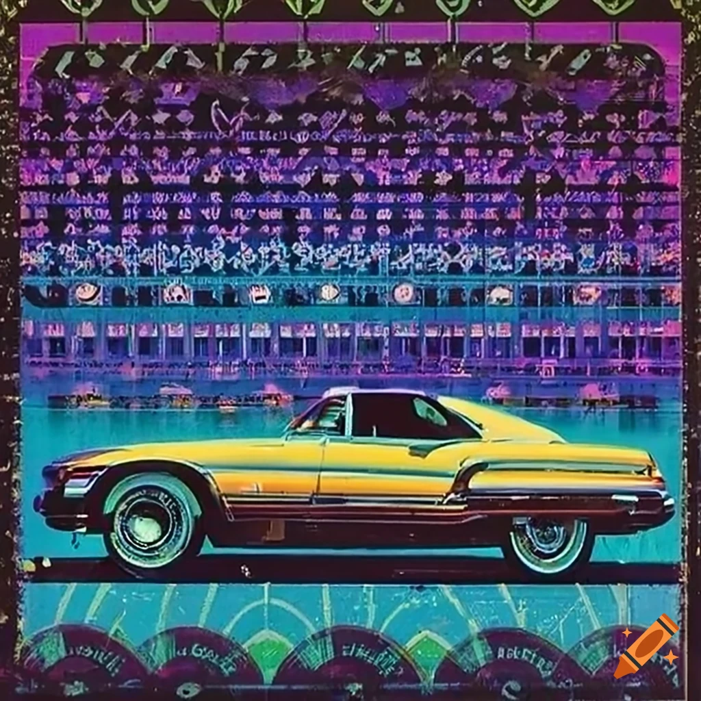 Groovy 1970s counterculture Science Fiction epic movie poster with ...
