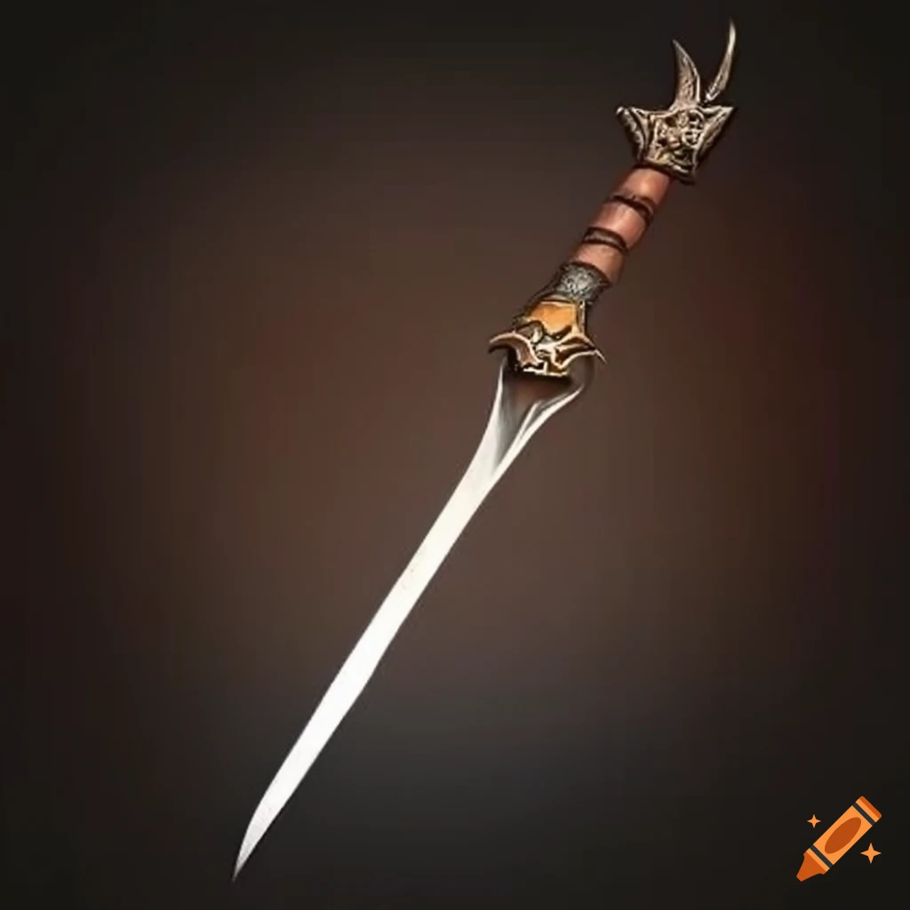 Mythical curved sword on Craiyon