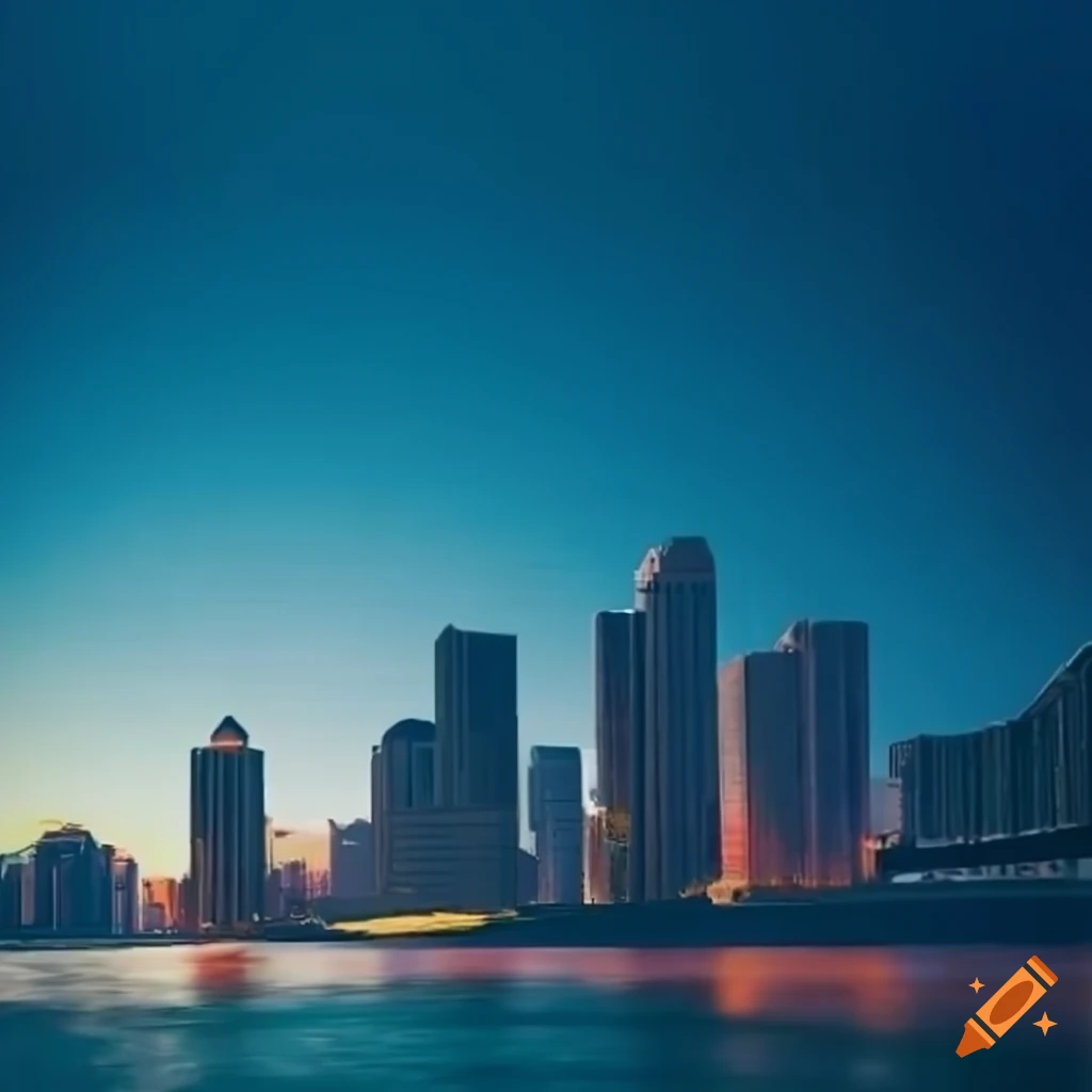 Gta 5 miami loading screen with blue sky on Craiyon