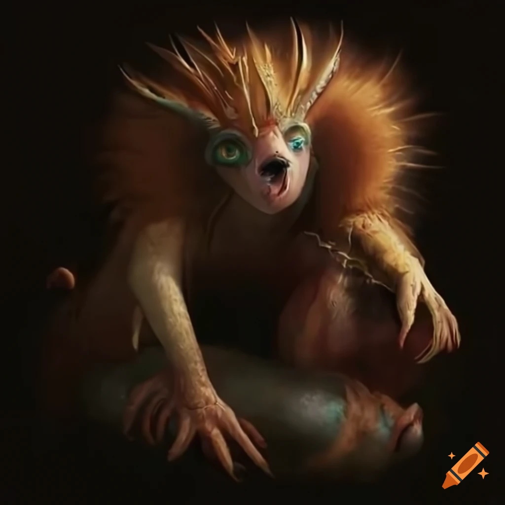 Creatures on Craiyon