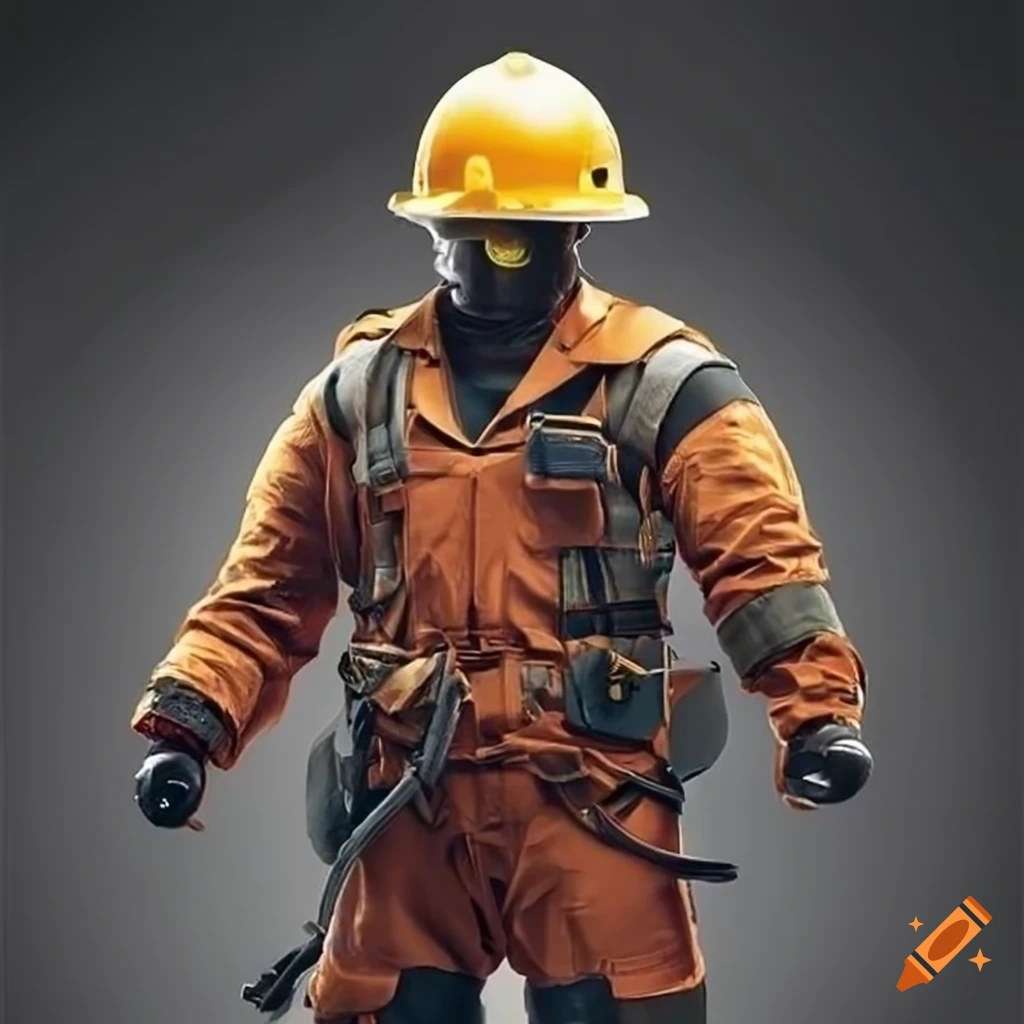 Miner safety equipment including helmet, expandable airbag ring, and ...