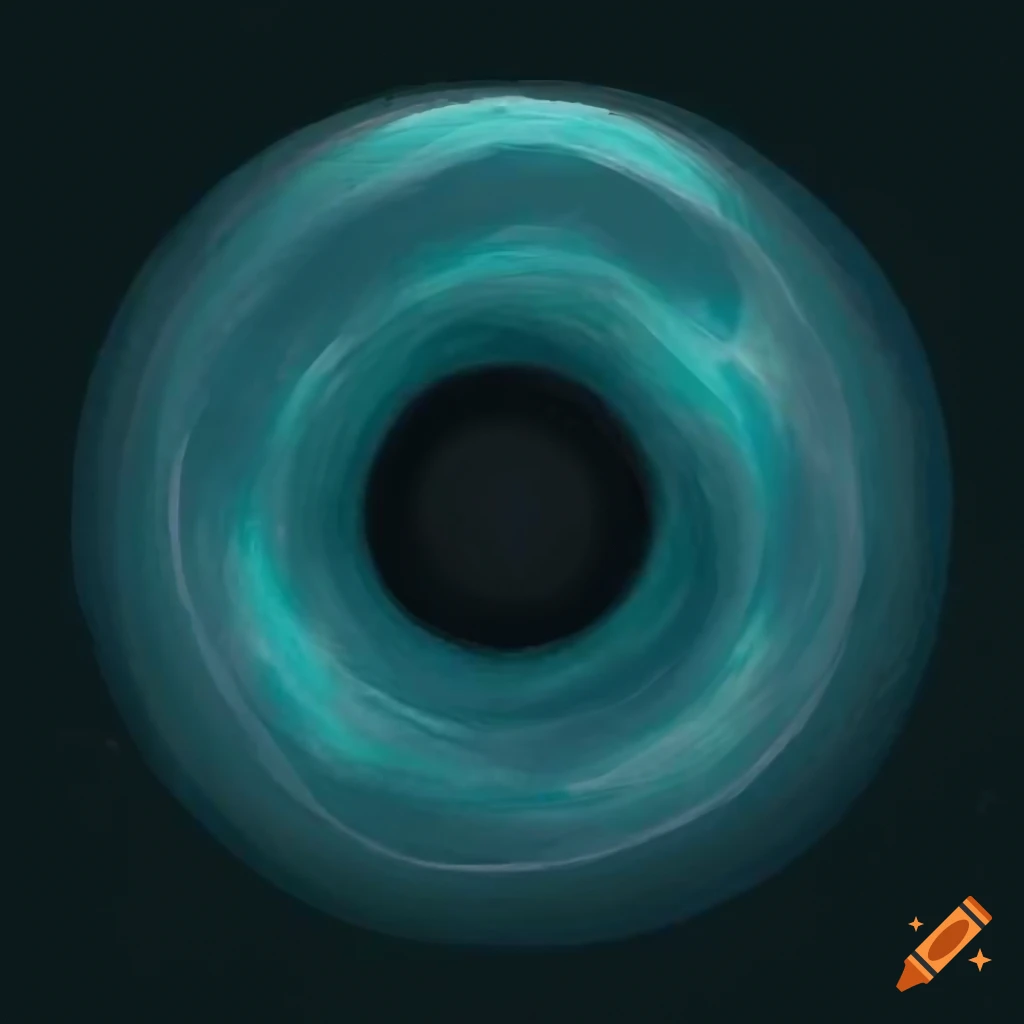 Illustration of a spherically symmetric shell collapsing to form a ...