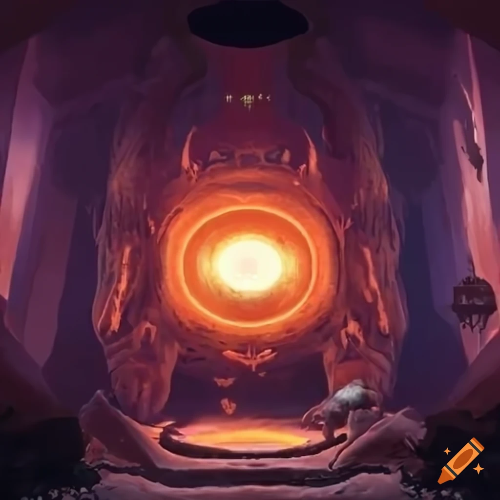 Domain expansion around a blackhole shrine on Craiyon