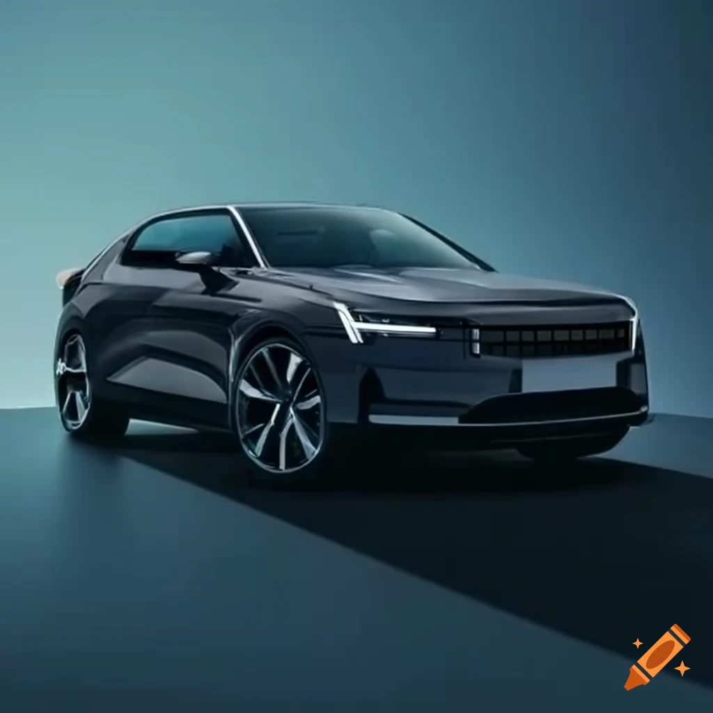 Polestar 2 car model on Craiyon