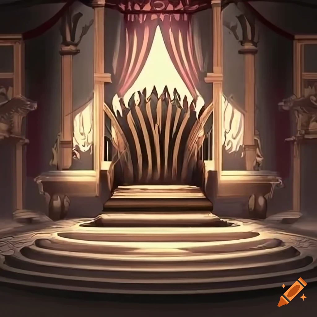 Intricate and realistic ancient greek throne room drawing on Craiyon