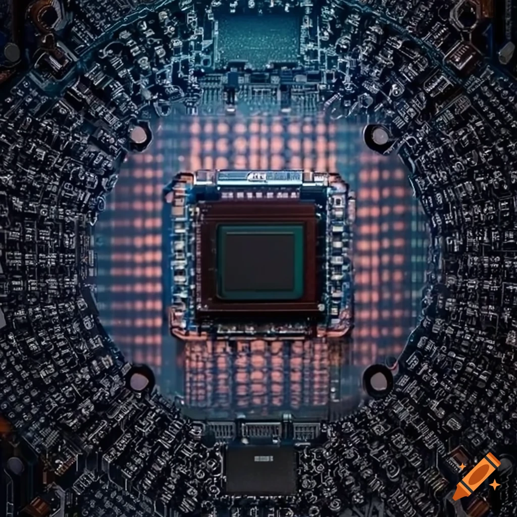 Central processing unit cpu processor on Craiyon