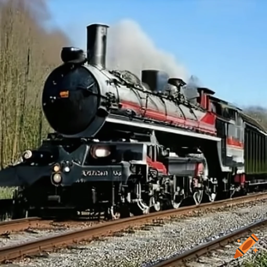 The world of trains on Craiyon