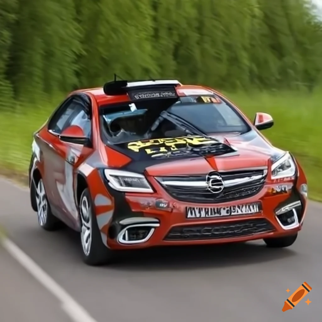 Opel insignia b rally car on Craiyon