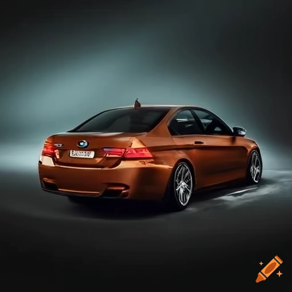 Bmw 335i in autumn colors on Craiyon