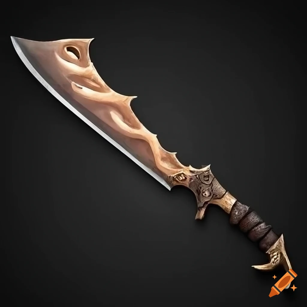 Mythic fantasy machete on Craiyon